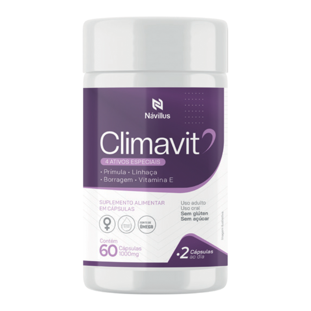 Climavit 60 Cápsulas (Menopausa, Climatério, Fogachos)